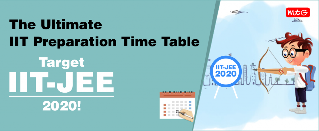 The Ultimate IIT Preparation Time Table iit jee1 - MTG Blog