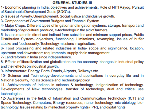 uppsc-mains-syllabus-for-gs-3 - MTG Blog