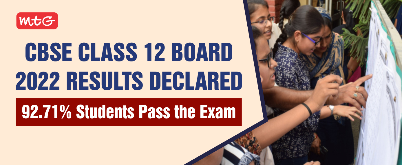 CBSE Class 12 Board 2022 Results Declared – 92.71% Students Pass the ...